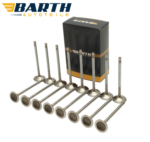 8 x intake valve 8 x exhaust valve Mercedes 1.8 271,860 A2710531001 ...