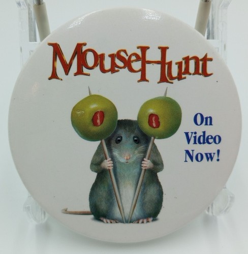1998 MouseHunt Movie Mouse Hunt Pin Promotional Video Release button ...