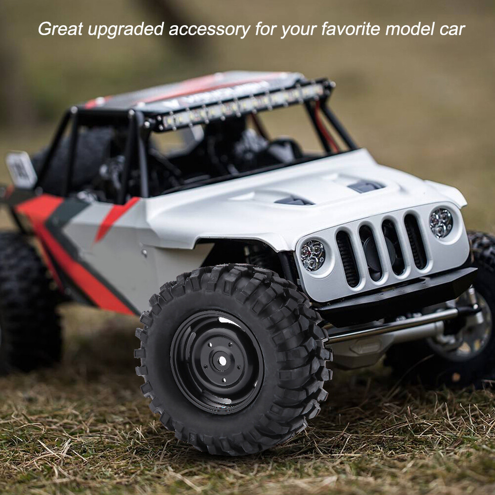 AU. 4pcs Set 1:10 Tires Rubber Tyres For Rock Crawler Off Road RC ...