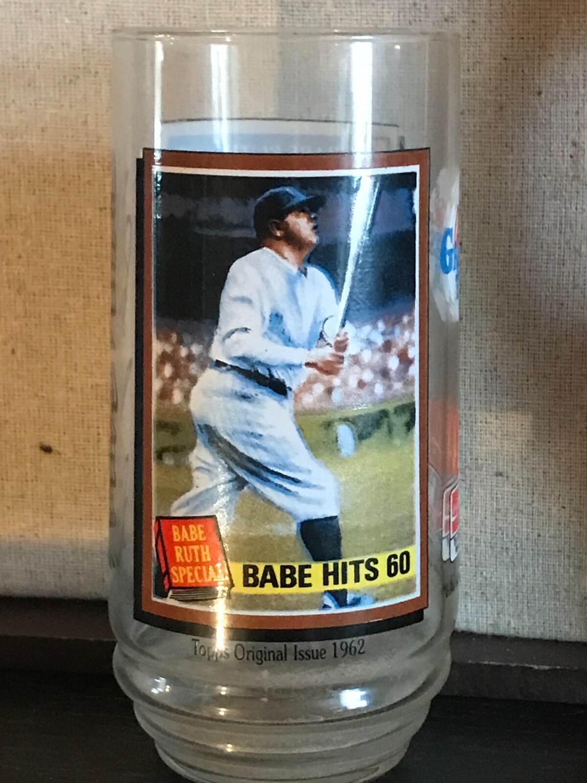 1993 Babe Ruth All Time Greatest Team Collector Glass McDonald's 1962 ...
