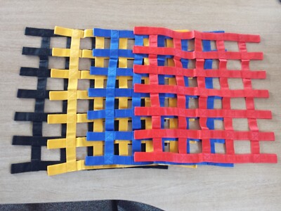 HEAVY DUTY RIBBON RACING CAR WINDOW NET VAN Safety Net Racing Car ...