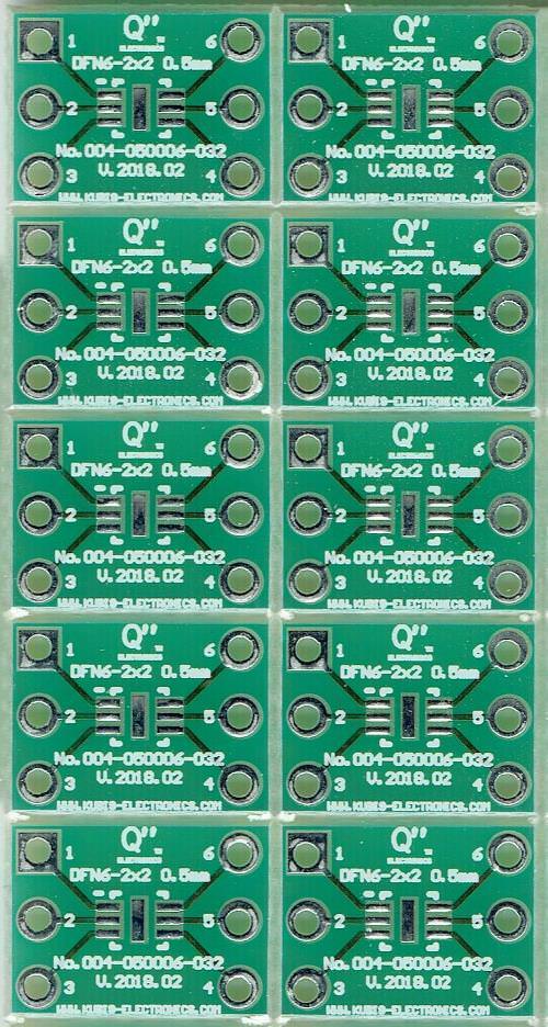 DFN6-2x2 0.50mm(0.02") to DIP 0.3" - 10 PCS. [CA] | eBay