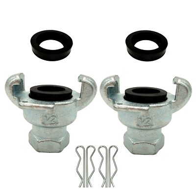 NPT Iron Air Hose Fitting, Universal Coupling Chicago Fitting (0.5 ...