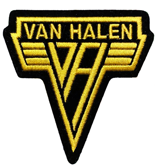 Van Halen Patches, Iron On Embroidered Band Patches, Van Halen Logo ...