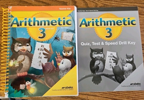 Abeka 3rd Grade Arithmetic Work Text with Test and Speed Drills Answer ...