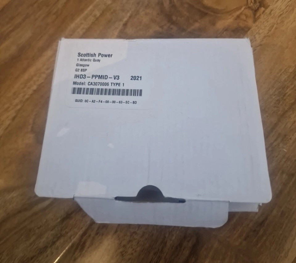 Scottish Power Smart Meter Monitor Display Meter IHD3-PPMID-V3 | eBay UK
