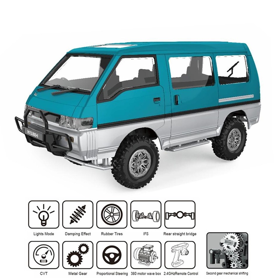 LDRC LD1296 1/12 4WD RC Off Road Car RTR 2Speed Transmission Metal ...