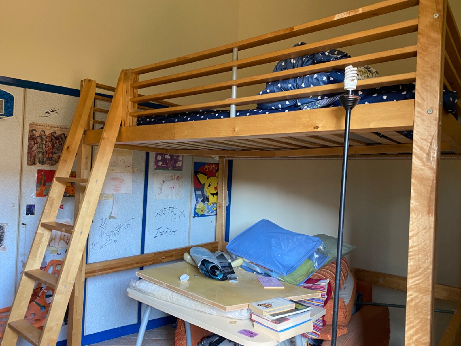 Letto soppalco IKEA FJELLDAL | eBay