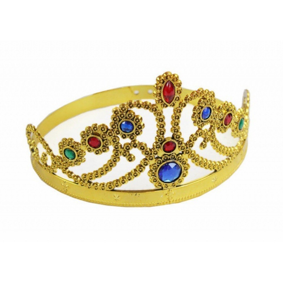 Accessory Jewelry Princess's Crowns Gold Crown Toy Men's Crown Round ...