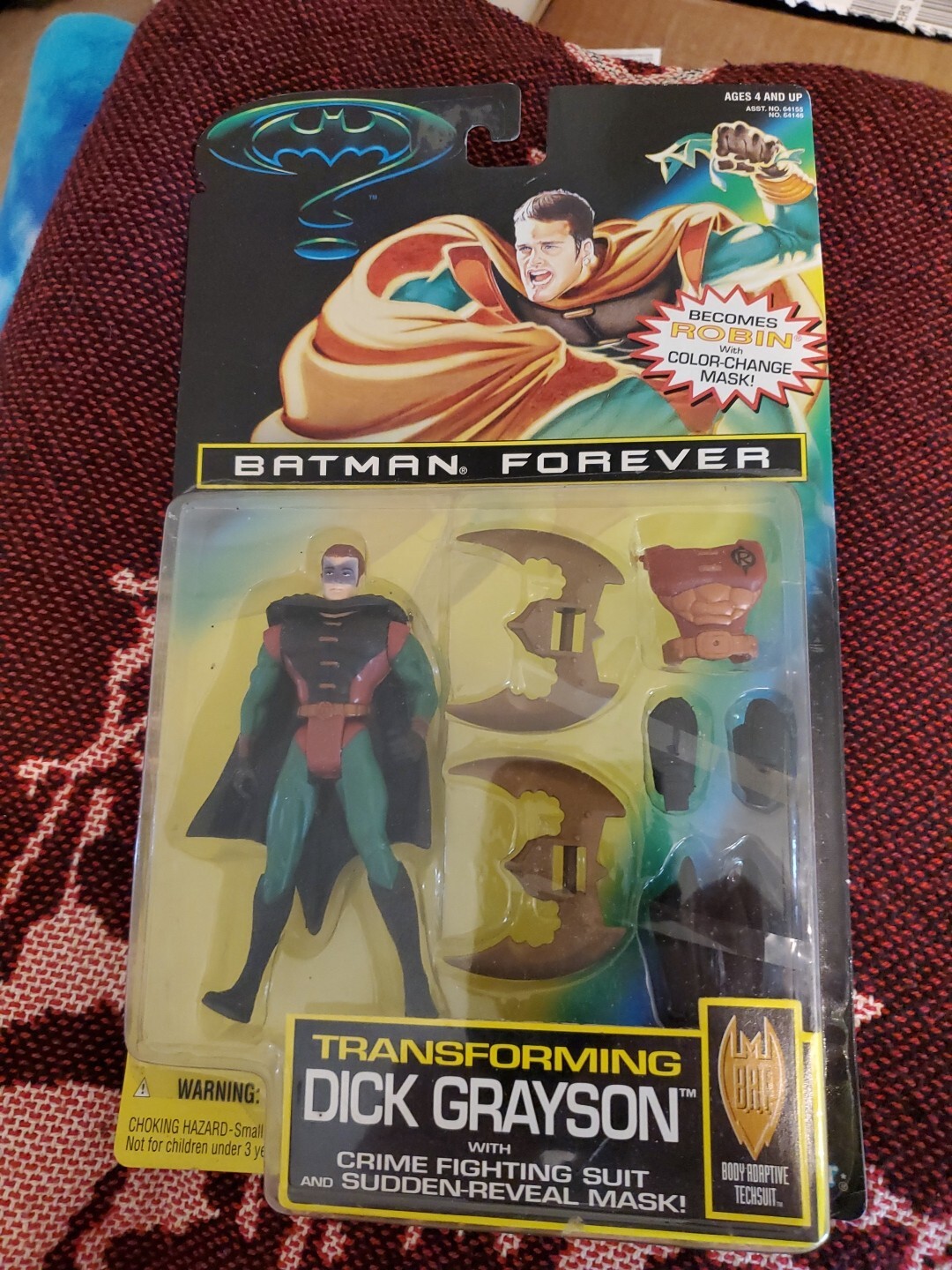 Kenner Batman forever Transforming Dick Grayson Action Figure ...
