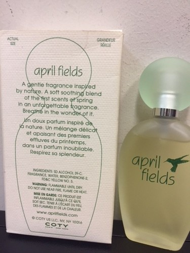 April Fields by Coty 1.7oz / 50ml Cologne Spray women RARE 31655384429 ...