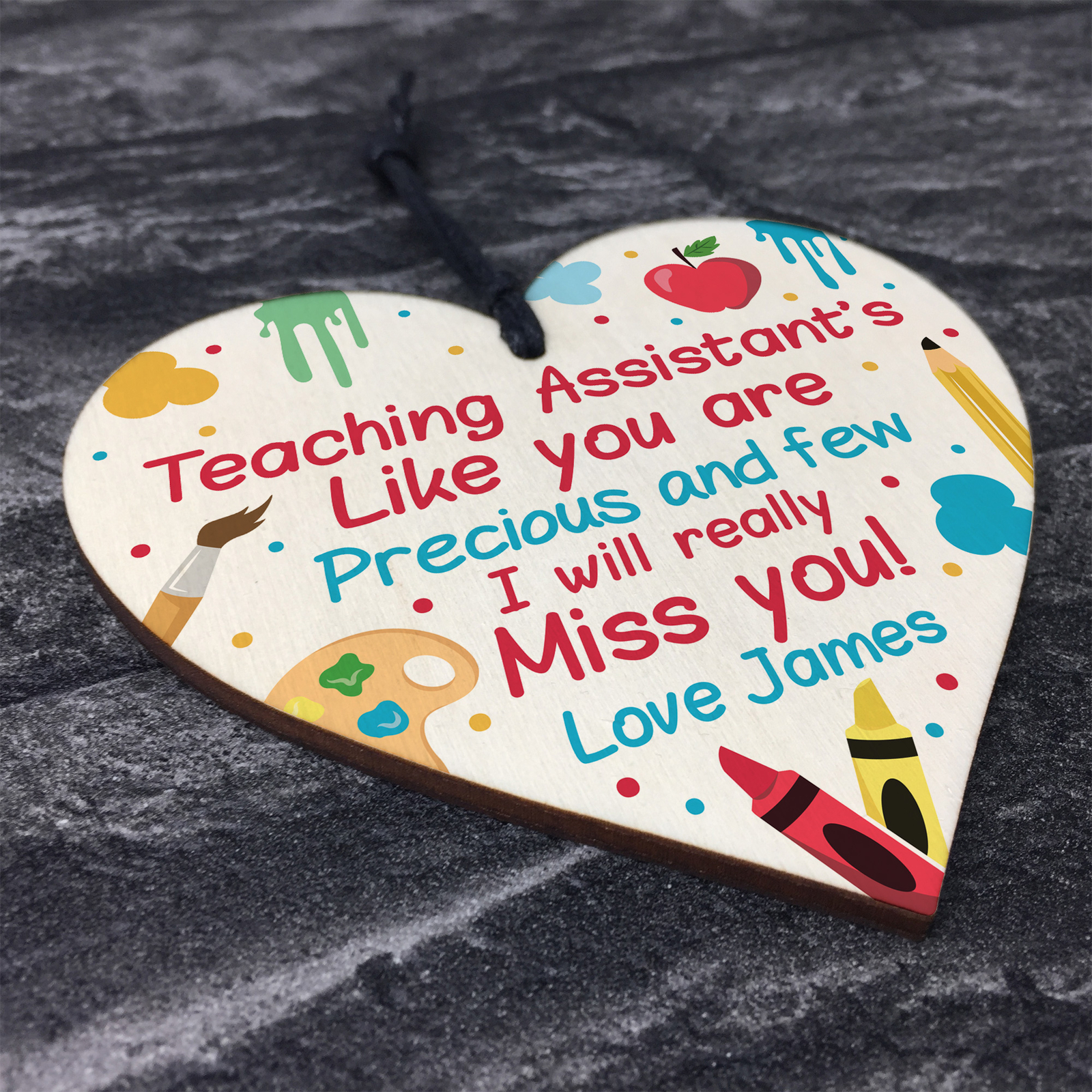 Personalised Thank you Teaching Assistant Gift Poem School Nursery ...