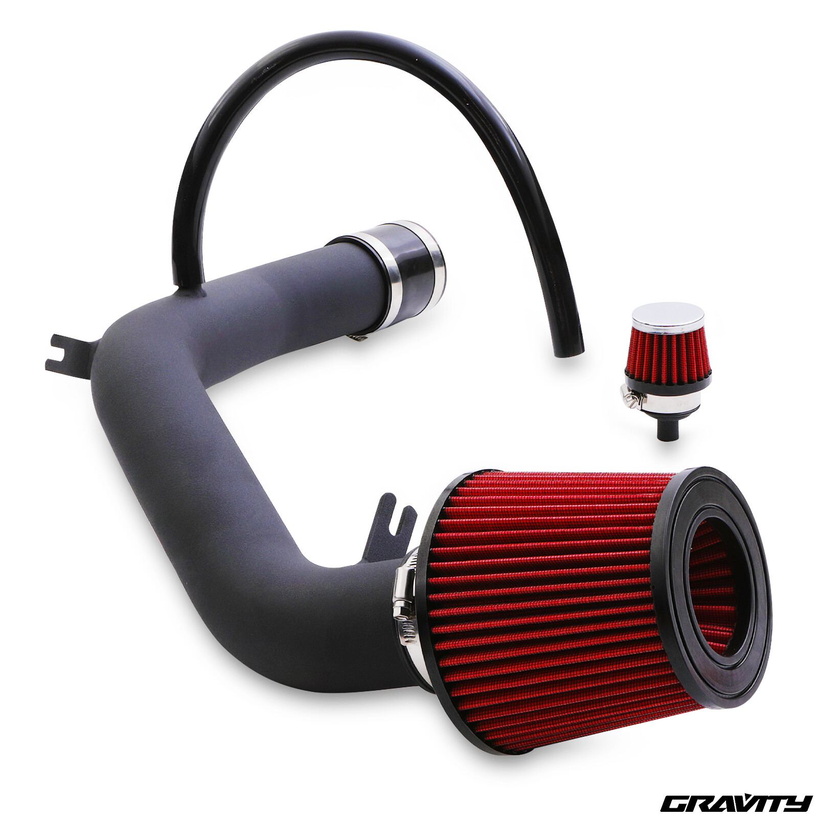 BLACK COLD INTAKE AIR FILTER INDUCTION KIT FOR VOLKSWAGEN VW GOLF MK4 1 ...