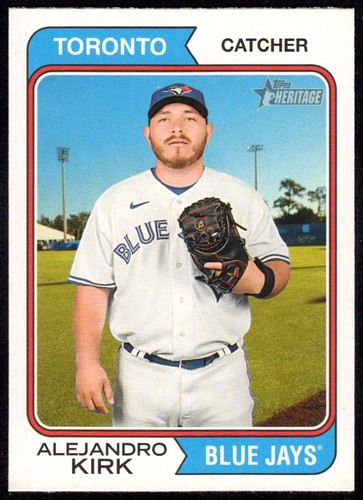 2023 TOPPS HERITAGE BASE CARD ALEJANDRO KIRK TORONTO BLUE JAYS #47 | eBay