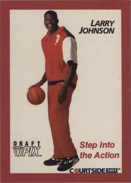 1991 Courtside Draft Pix - #45 Larry Johnson (RC) for sale online | eBay