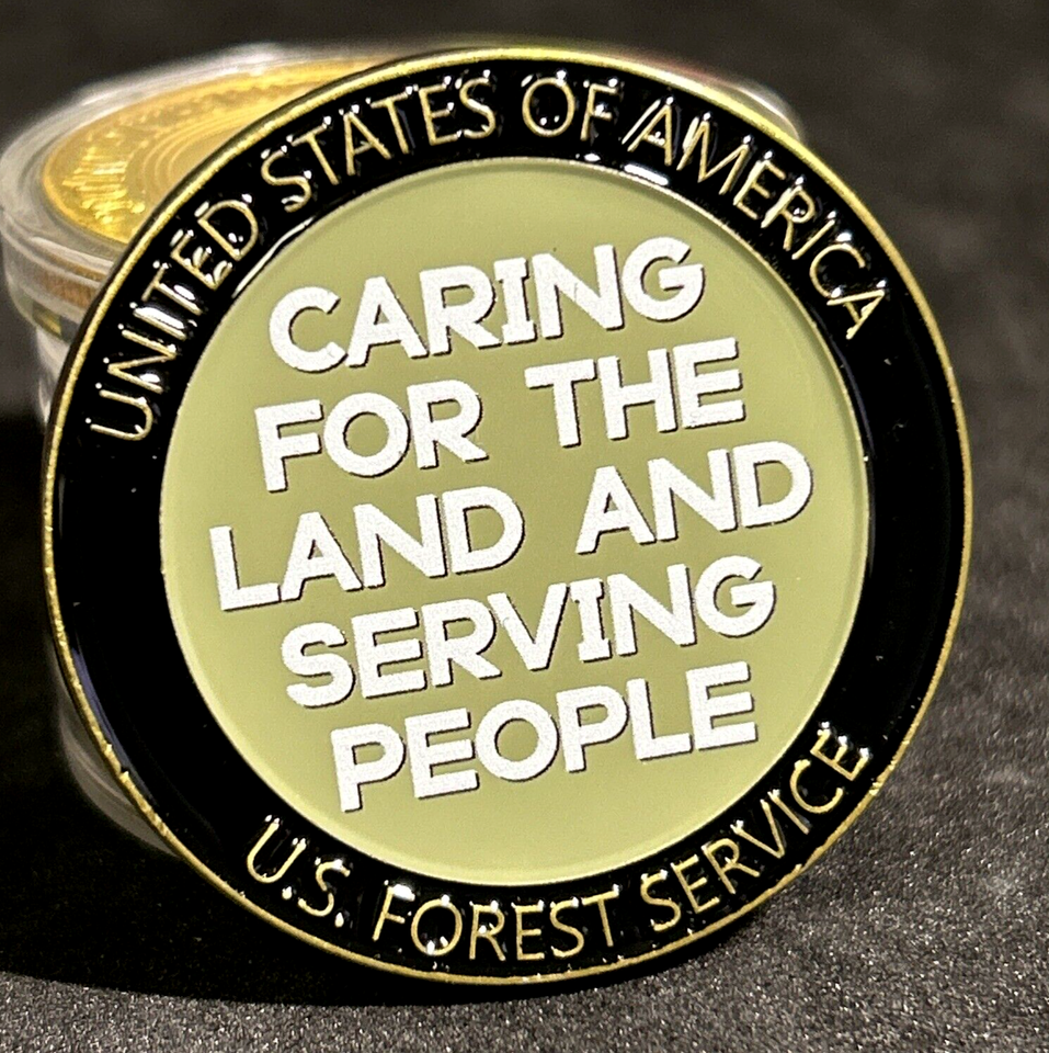 US FOREST SERVICE Challenge Coin🌲-DEPARTMENT OF AGRICULTURE 1.75" NEW ...