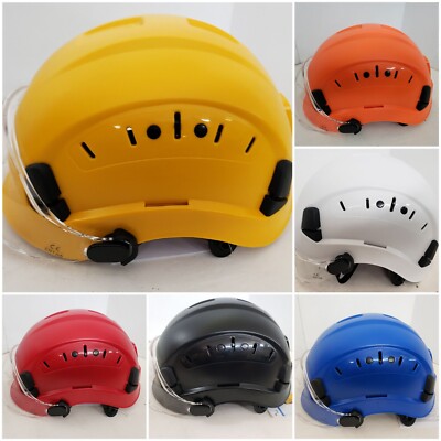 Arborist Tree Rock Safety Helmet, Climbing Work Hard Hat with Visor | eBay