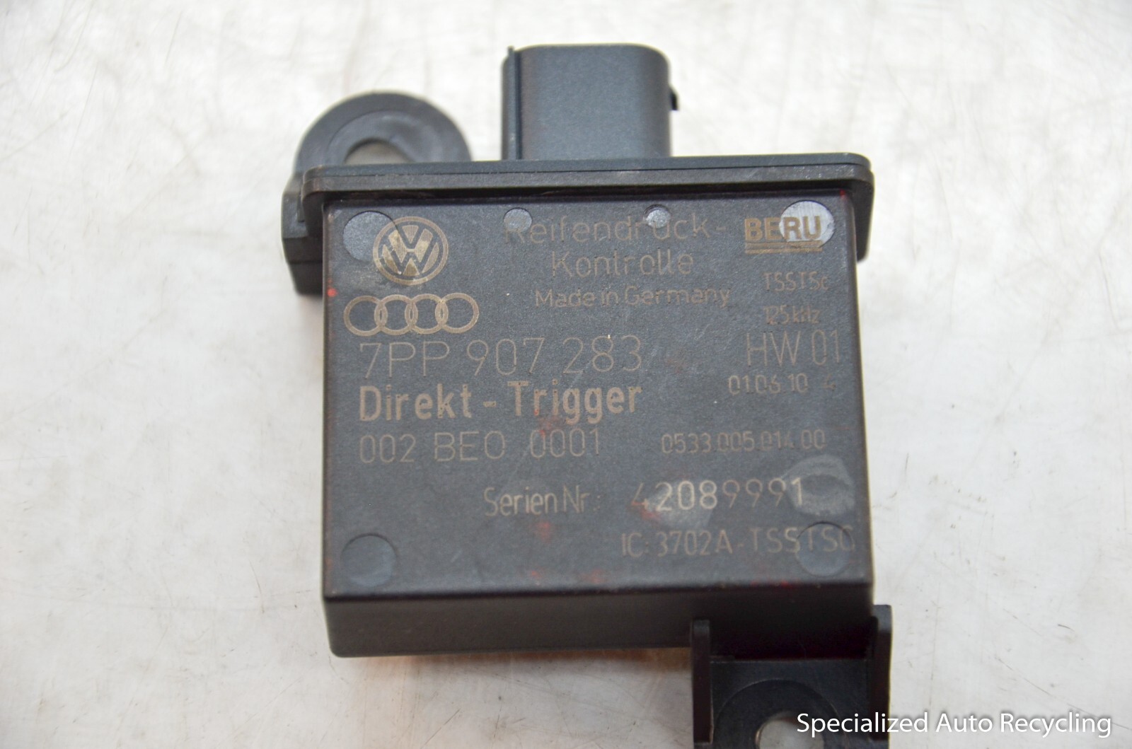 2010-16 Porsche Panamera TPMS Tire Pressure Monitoring Sensor Module ...