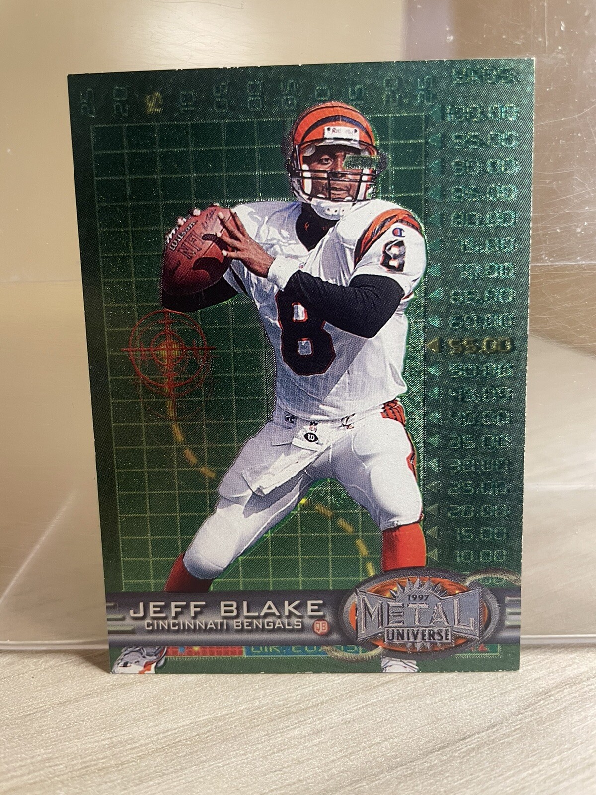 1997 Metal Universe JEFF BLAKE card #104 CINCINNATI BENGALS Football | eBay