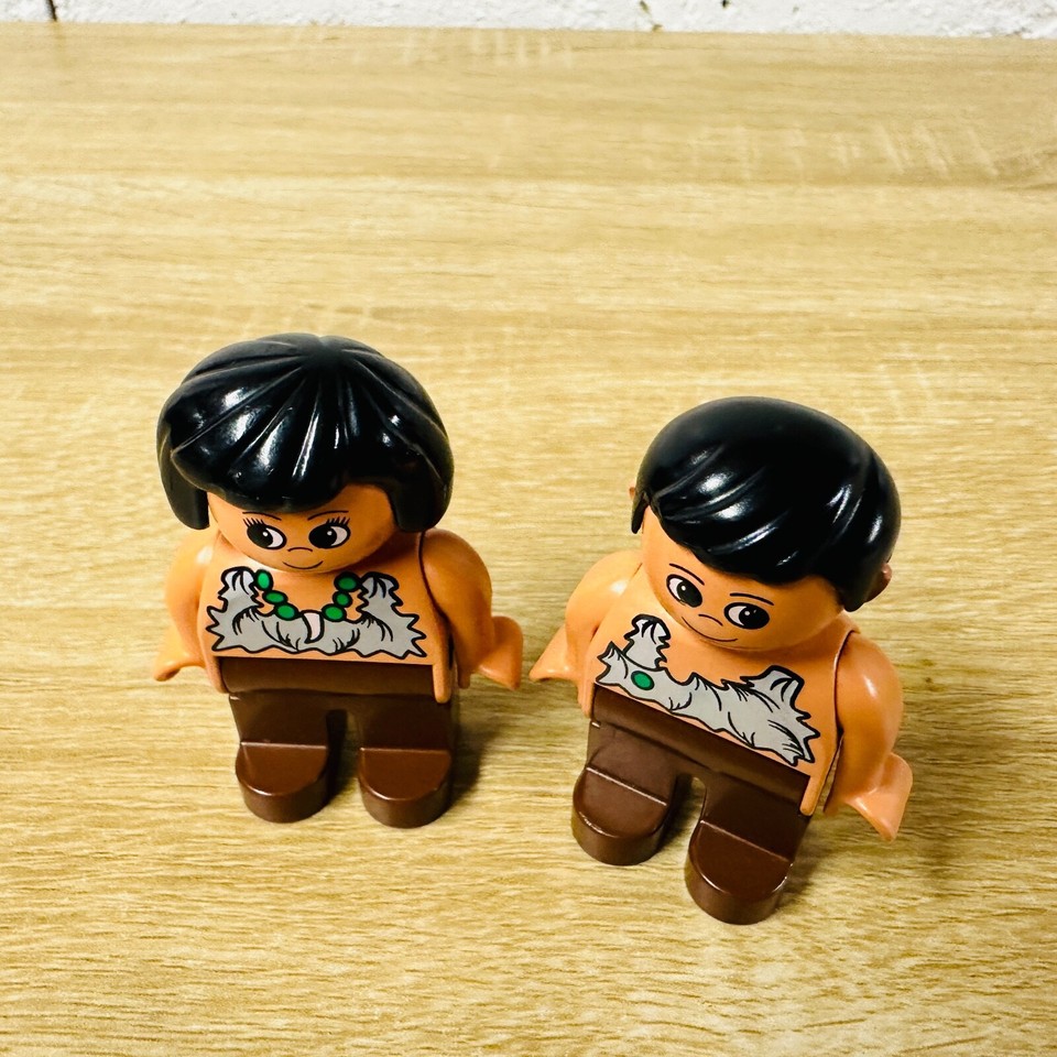 LEGO Duplo Caveman 4555pb035 & Cavewoman 4555pb145 Minifigure | eBay
