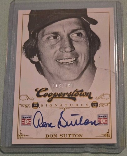 2012 Panini Cooperstown Signatures /799 Don Sutton Auto | eBay