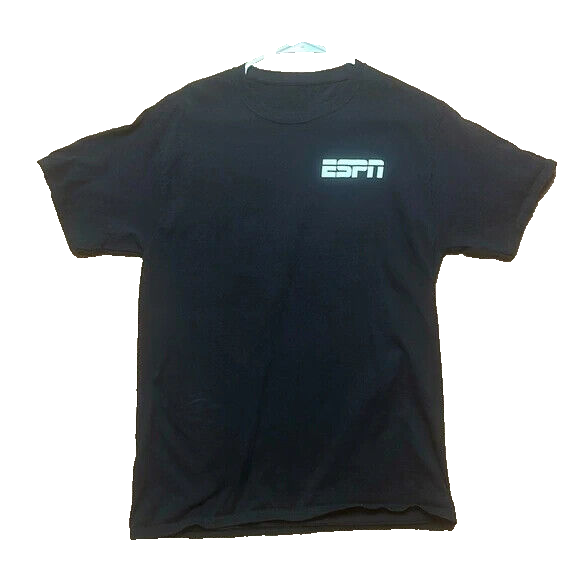 ESPN Shirt 30 for 30 Adult Large Black Short Sleeve Sports Documentary ...