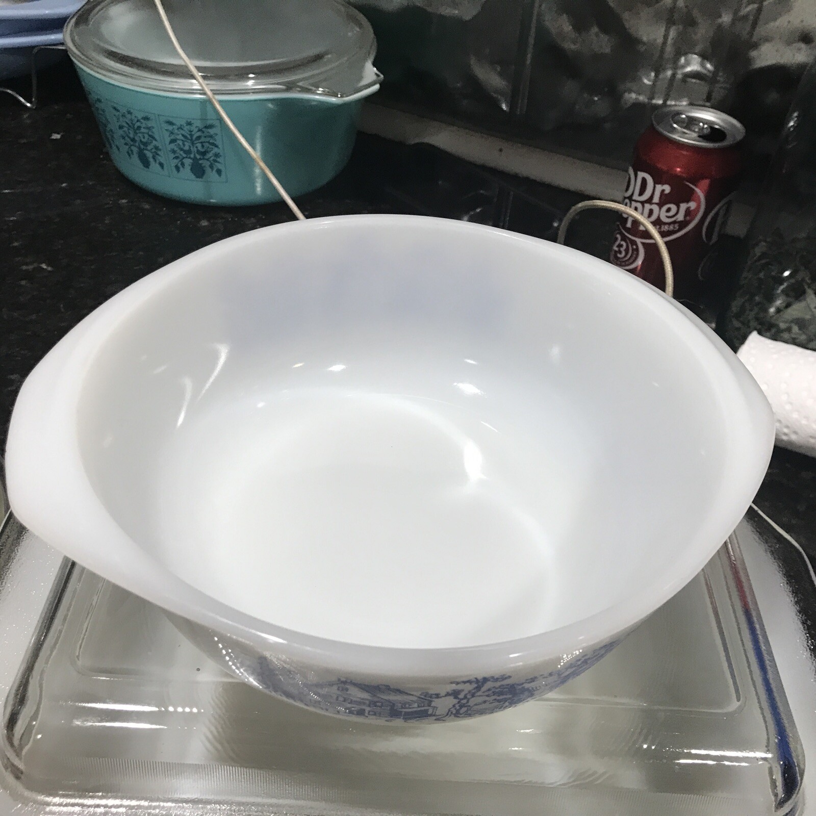 Rare agee pyrex Cob 200 ( Farm Scene) | eBay