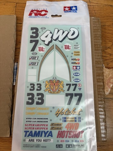 Tamiya RC Hotshot 1/10 Decal Sticker Sheet - 9495516 / 58391 - New ...