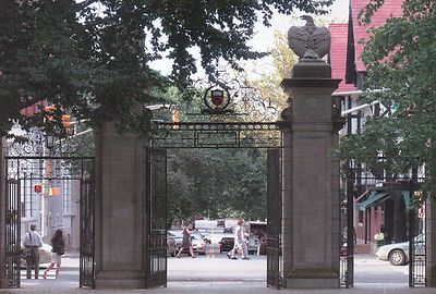 Nathaniel FitzRandolph Gate University Town Princeton New Jersey NJ ...