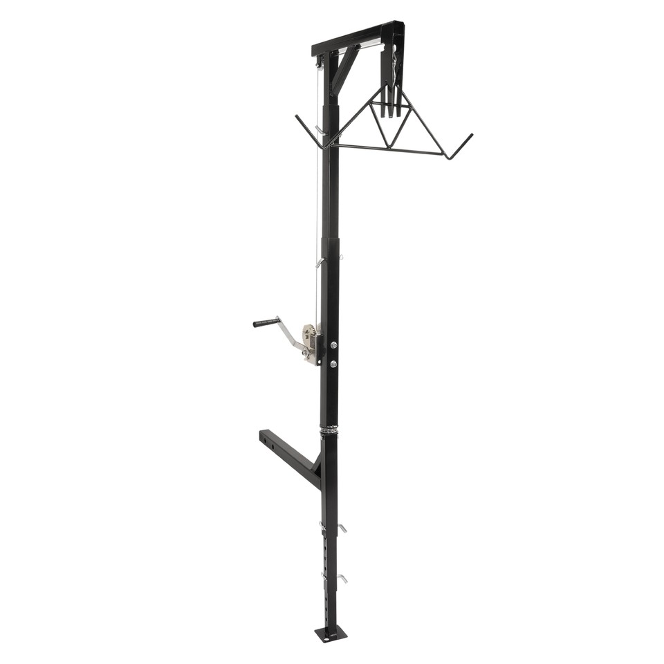 600lb Truck Hitch Game Hunting Deer Hoist w/ Winch-360 Swivel 2" Hitch ...
