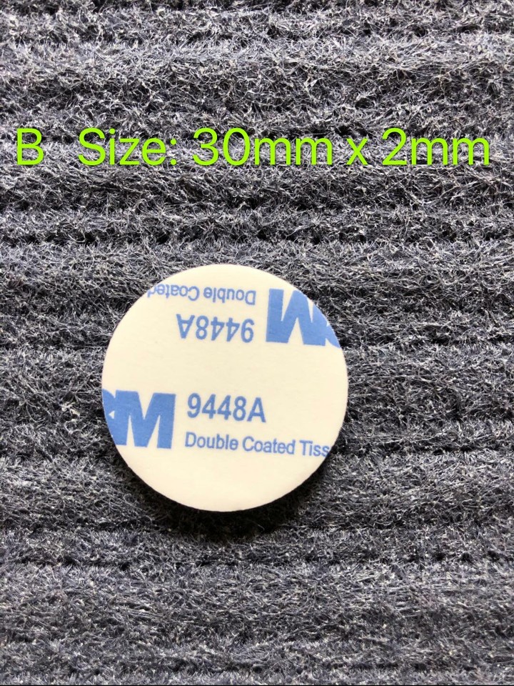 3M Double Sided Tape Sticker Pad Round Car Bike Boat House Mount Phone ...