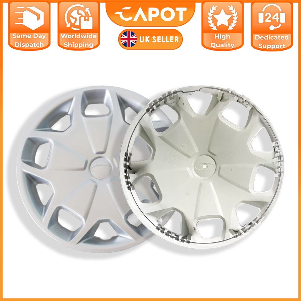 For Ford Transit Mk8 2014-On Custom 4X 15" Inch Wheel Trim Hub Cap ...