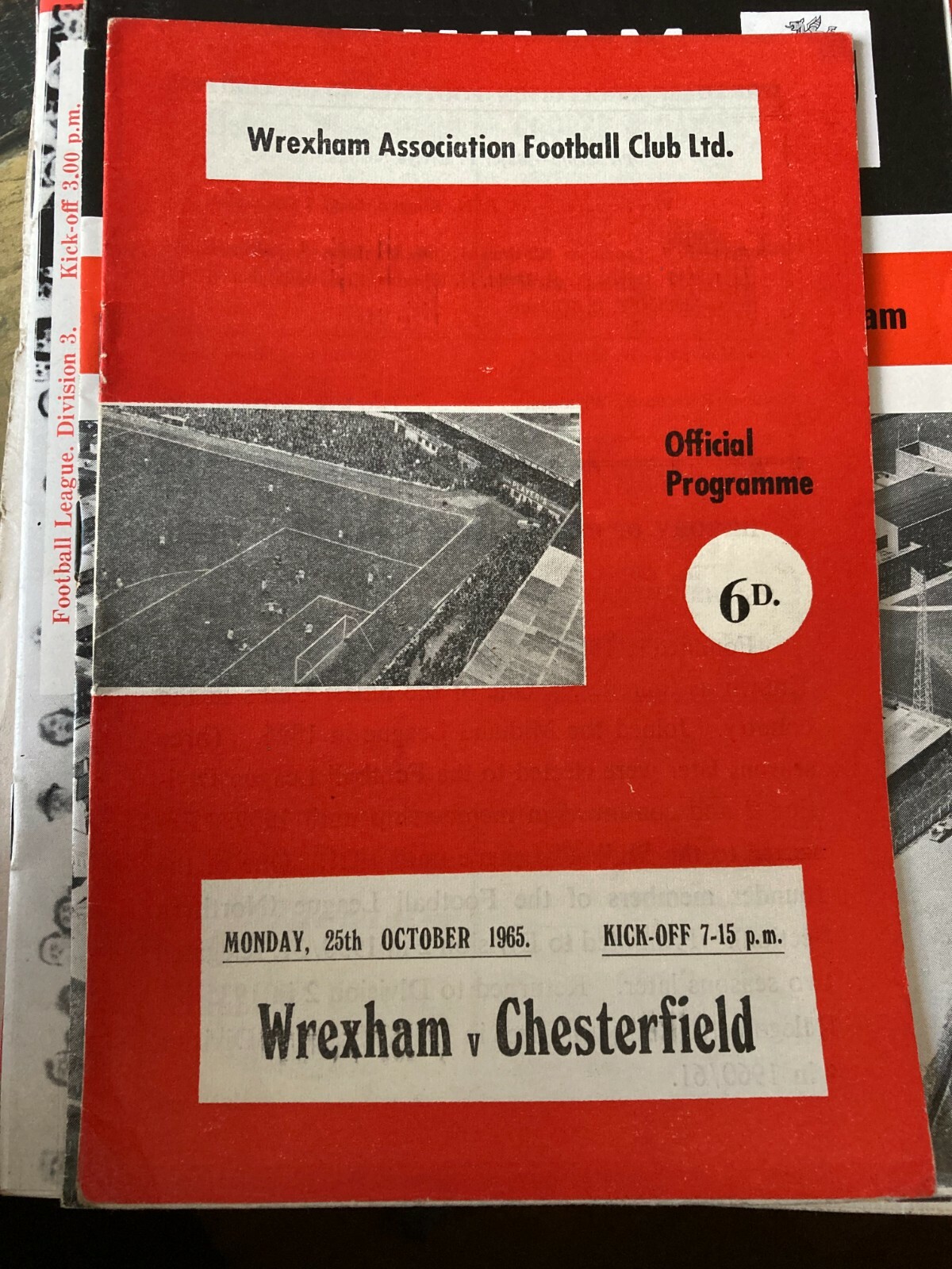 Wrexham HOME & AWAY programmes 1960s 1970s 1980s 90s League & Cup ...