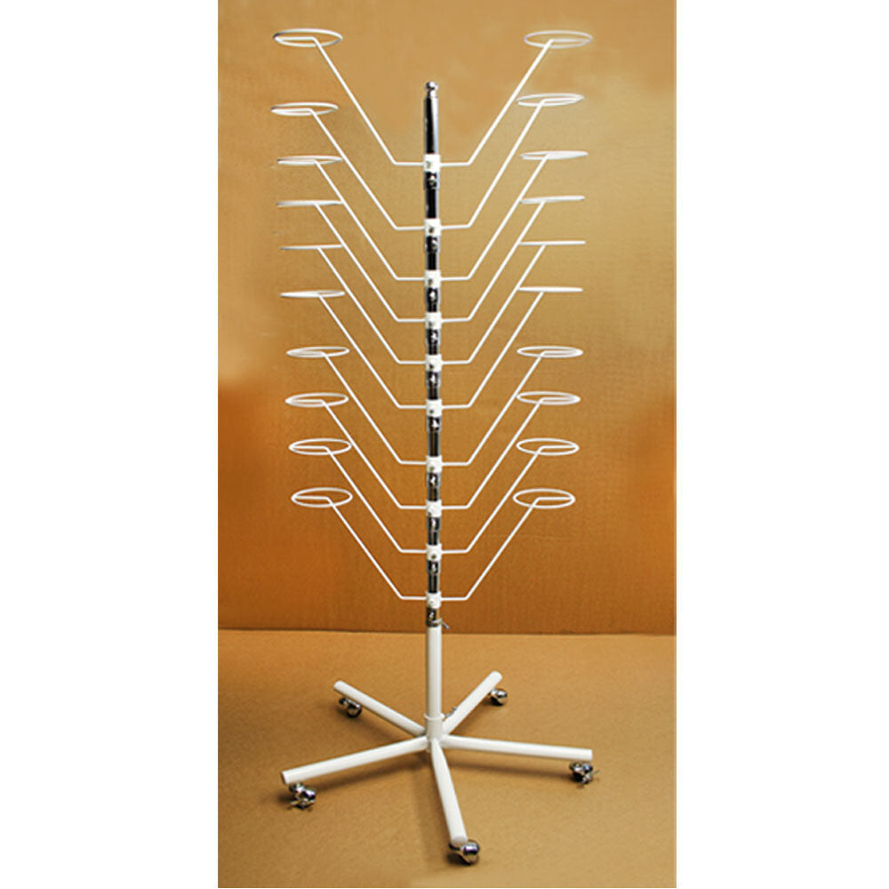 10 Layers Revolving Hat Floor Rack Hanger Retail Store Display Clothes ...