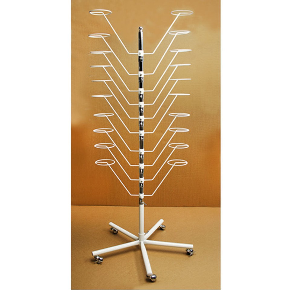 10 Layers Revolving Hat Floor Rack Hanger Retail Store Display Clothes ...