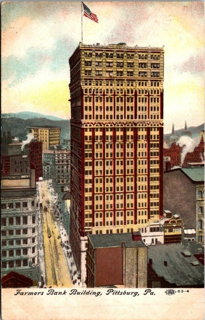 Postcard Farmers Bank Building Pittsburgh PA | eBay