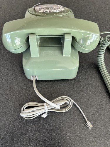 Vintage Western Electric CD500 Bell Systems Avocado Green Rotary Desk ...