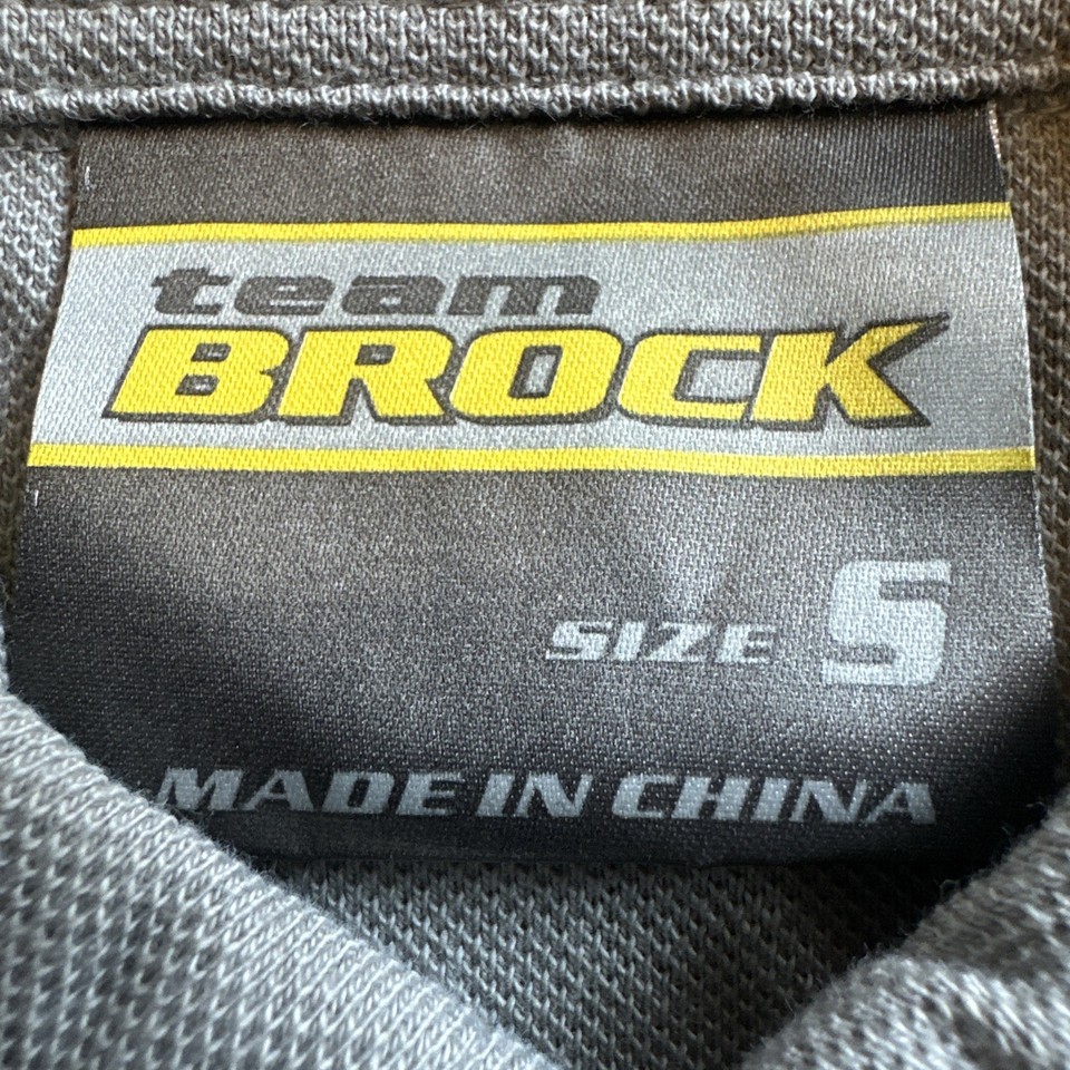 Team Brock Travel Polo Men's Grey Size Small Brand New With Tag Oz ...