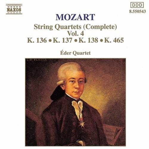 W A MOZART EDER QUARTET - Mozart: String Quartet No. 19, K. 465 ...