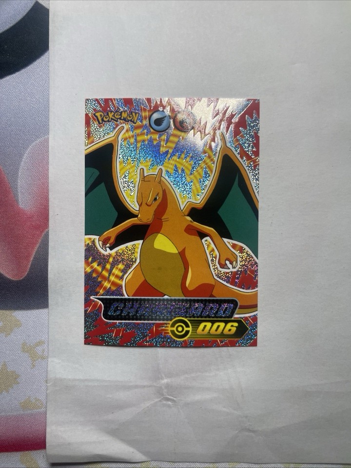 Charizard Silver Foil 2024 Blue Pokedex Sticker Vol3 Flash Edition S2 ...
