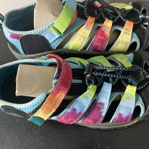 KEEN Newport H2 Womens Size 8 Waterproof Outdoor Hiking Sandals Ty-Dye ...