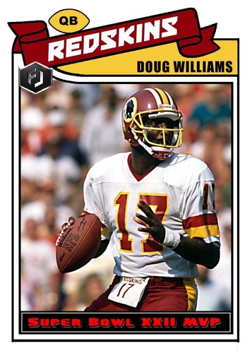 ACEO DOUG WILLIAMS WASHINGTON REDSKINS CUSTOM HAND MADE ART CARD | eBay