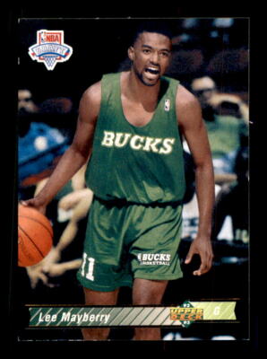 1992 Basketball Upper Deck Lee Mayberry Milwaukee Bucks #17 DP RC7 | eBay