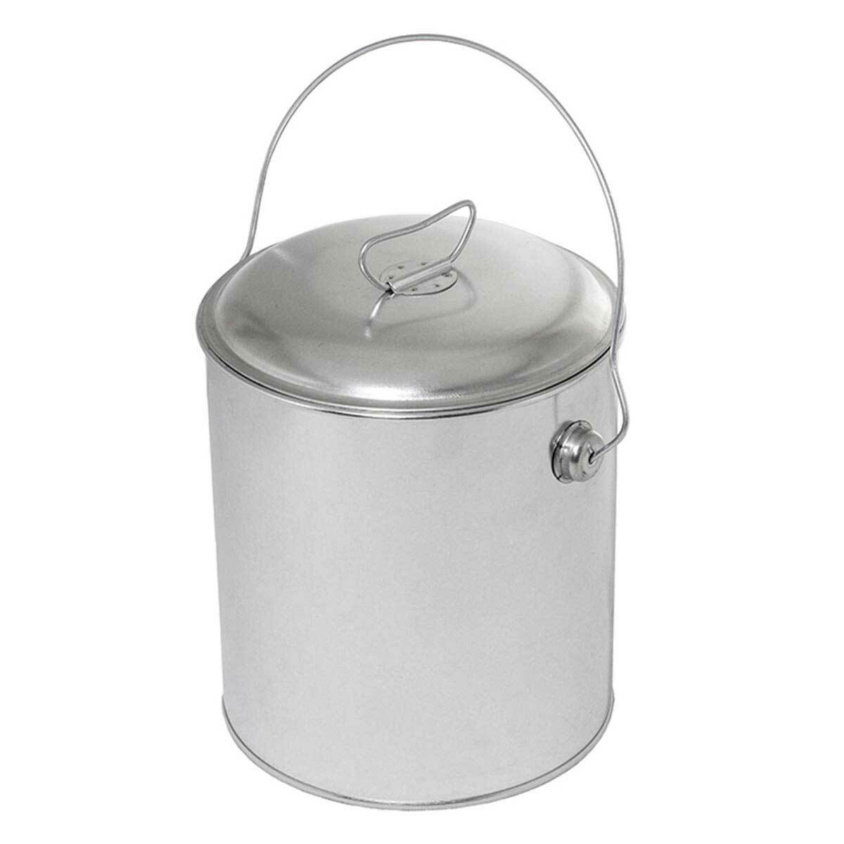 Traditional Tin Billy Can 1.5 3 6 litre Camping Kettle Water Tea Camp ...