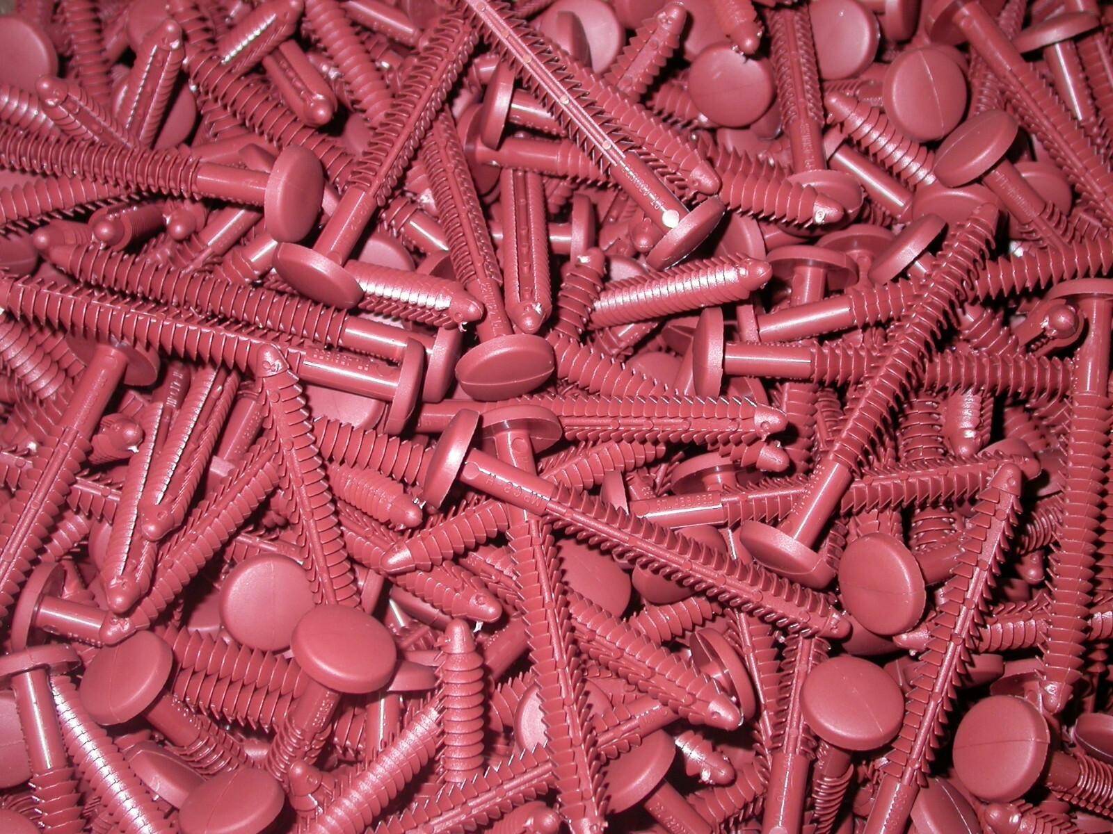 (84 + 7 FREE) Burgundy Red Shutter-Lok Fastener /Bulk/ Vinyl Shutters ...
