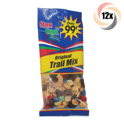 12x Bags Stone Creek High Quality Original Trail Mix | 2.25oz | Fast ...