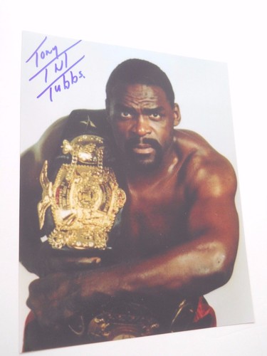 Tony Tubbs - Autographed 8" X 10" Photograph - Prize Fighter | eBay