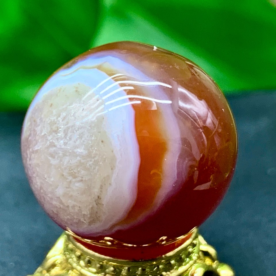 10G Natural Gobi Agate Eyes Agate/Crystal The Ball Madagascar | eBay
