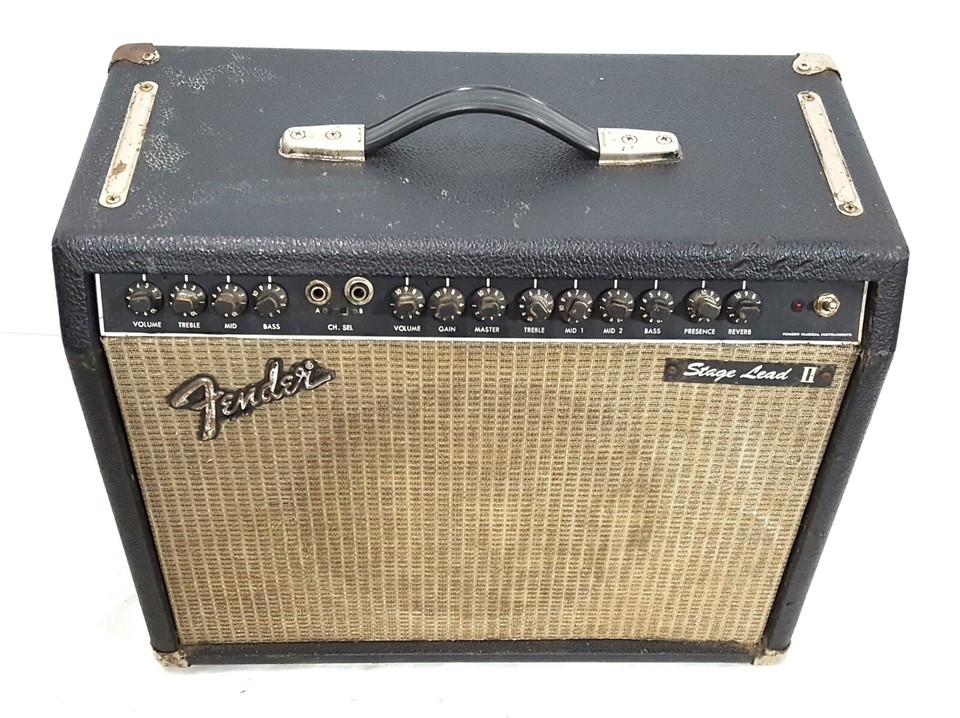 Fender Stage Lead II 1985 1x12" 100-Watt Speaker Combo Amplifier Amp | eBay