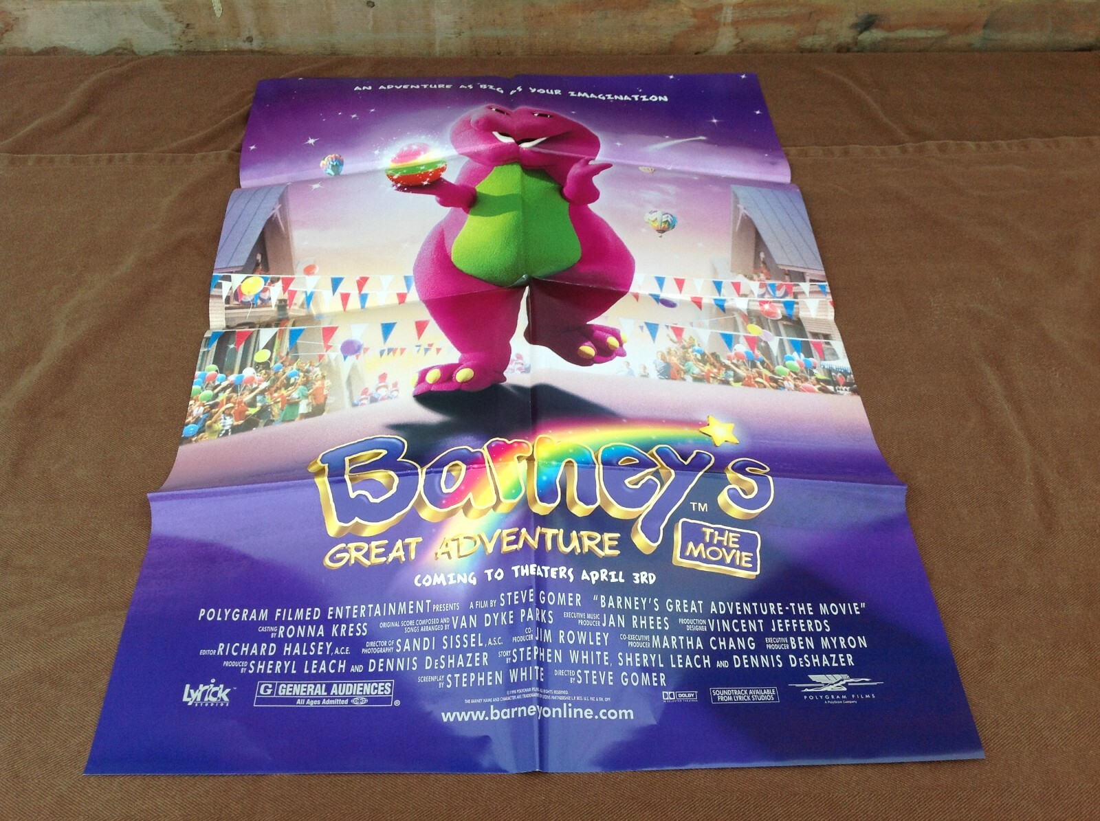 Barney Great Adventure Poster